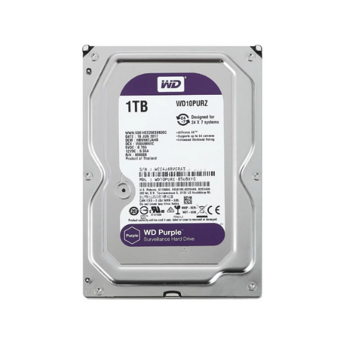 WD WD10PURZ-3YEAR HD PURPLE 1TB AV CCTV 3.5″ SATA3(6GB/S) 64MB CACHE 3Y ...