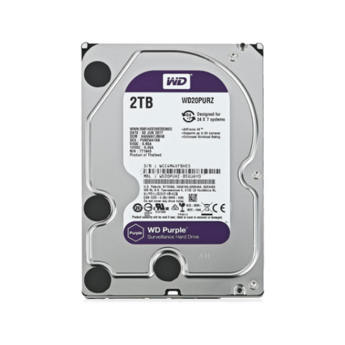 WD WD20PURZ-3YEAR PURPLE 2TB AV CCTV 3.5 SATA3(6GB/S) 64MB CACHE 3Y ...